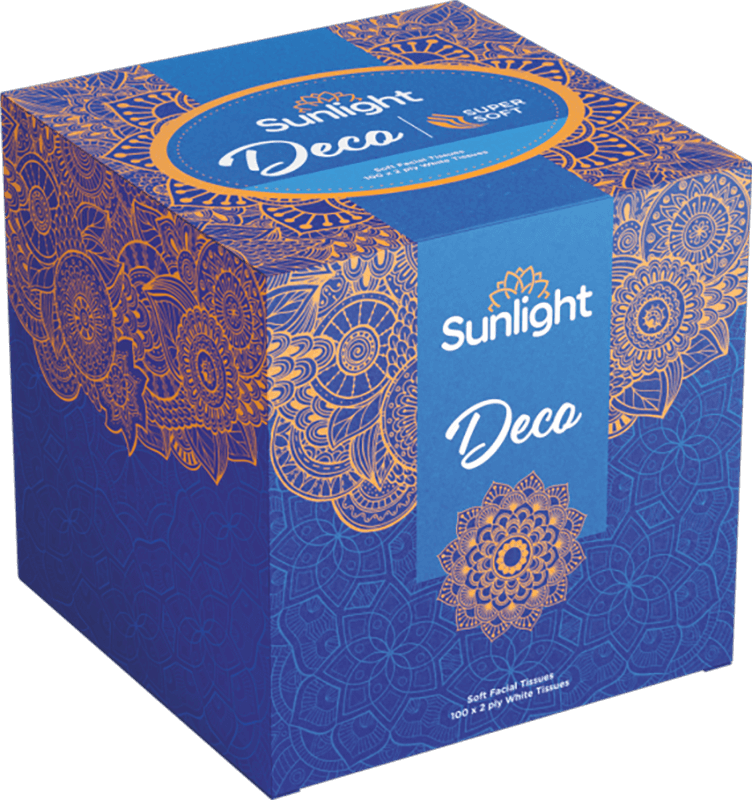 Бумажные салфетки в коробке Sunlight «Deco» 100 шт купить оптом от ...